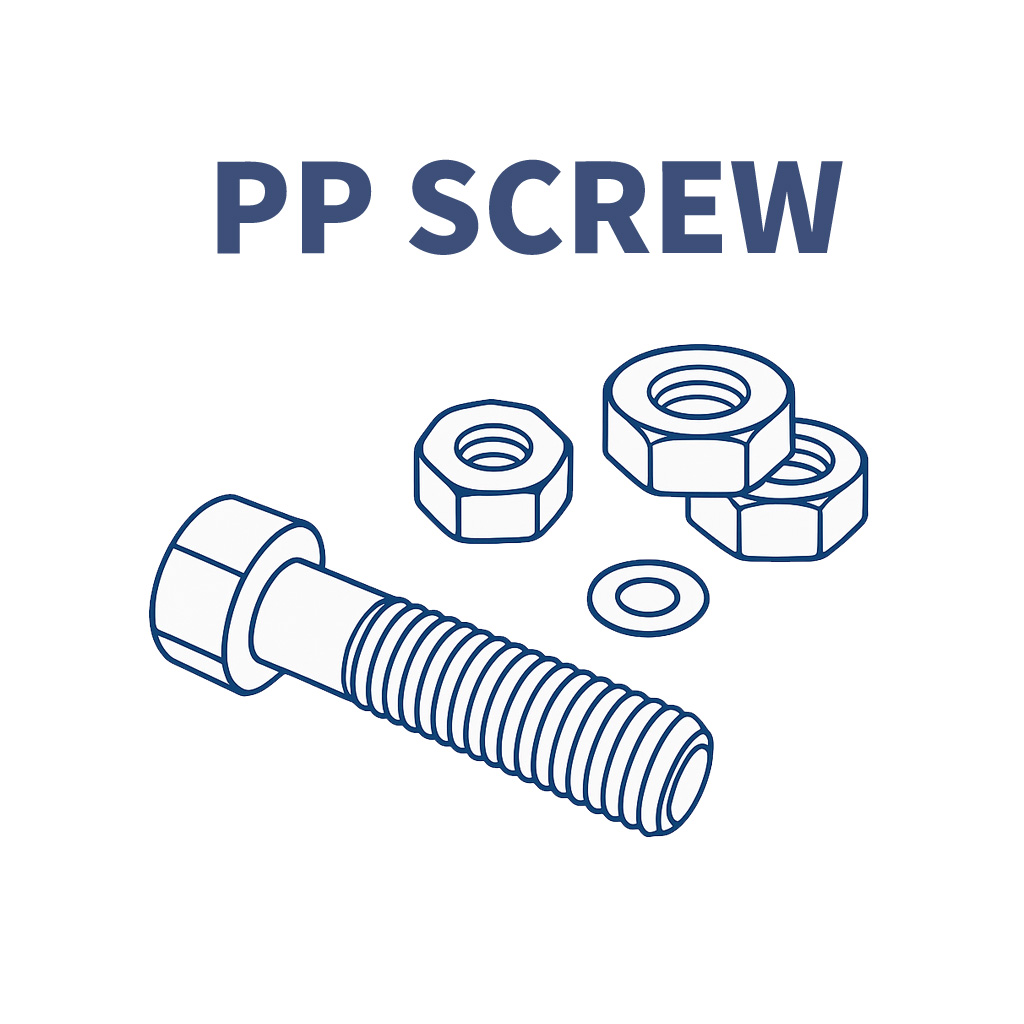 PP螺絲｜耐酸鹼輕量塑膠螺絲｜Link Upon 允拓材料科技